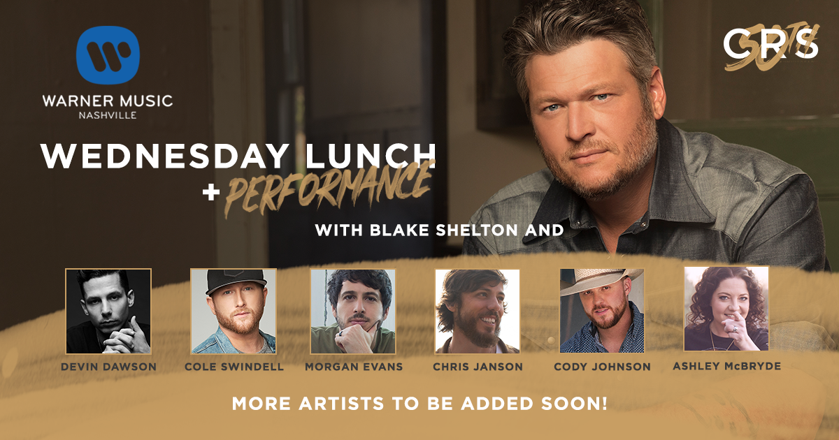 Initial talent lineup released for CRS 50th Anniversary Opening Day ...