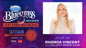 Rhonda Vincent & The Rage To Headline Springer Mountain Farms Bluegrass ...