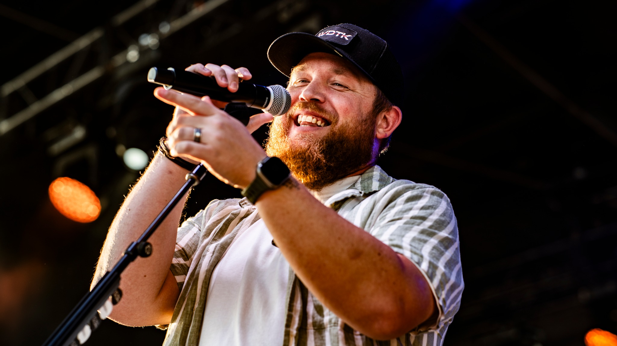 Tyler Braden takes the stage at the Appalachian Fair in Gray, Tenn ...