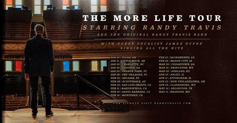 Tickets Are On Sale Now For Randy Travis’ More Life Tour 2025 ...