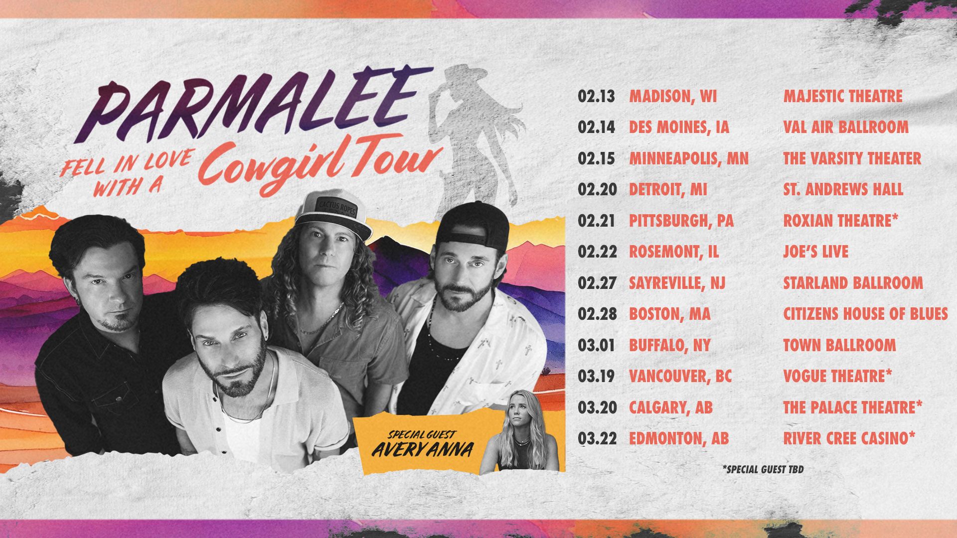 Parmalee “Fell In Love With a Cowgirl” Tour on sale now – Country’s Chatter