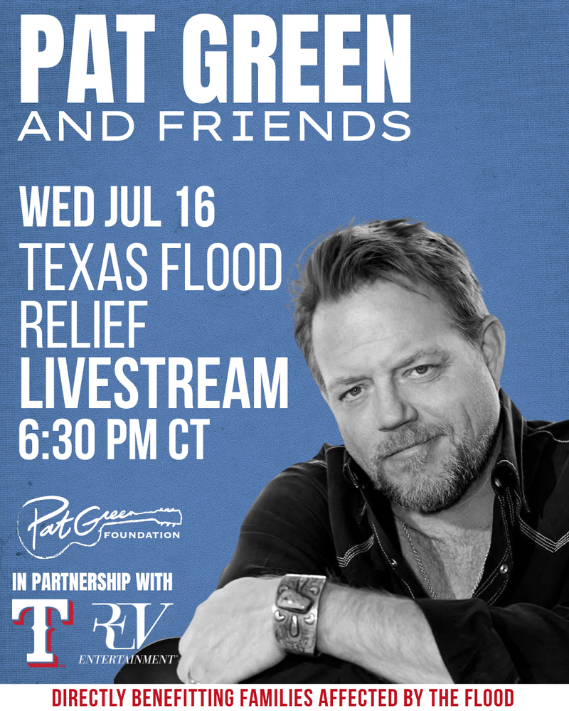 Pat Green and Friends Set Wednesday (July 16) for Live-Stream ...
